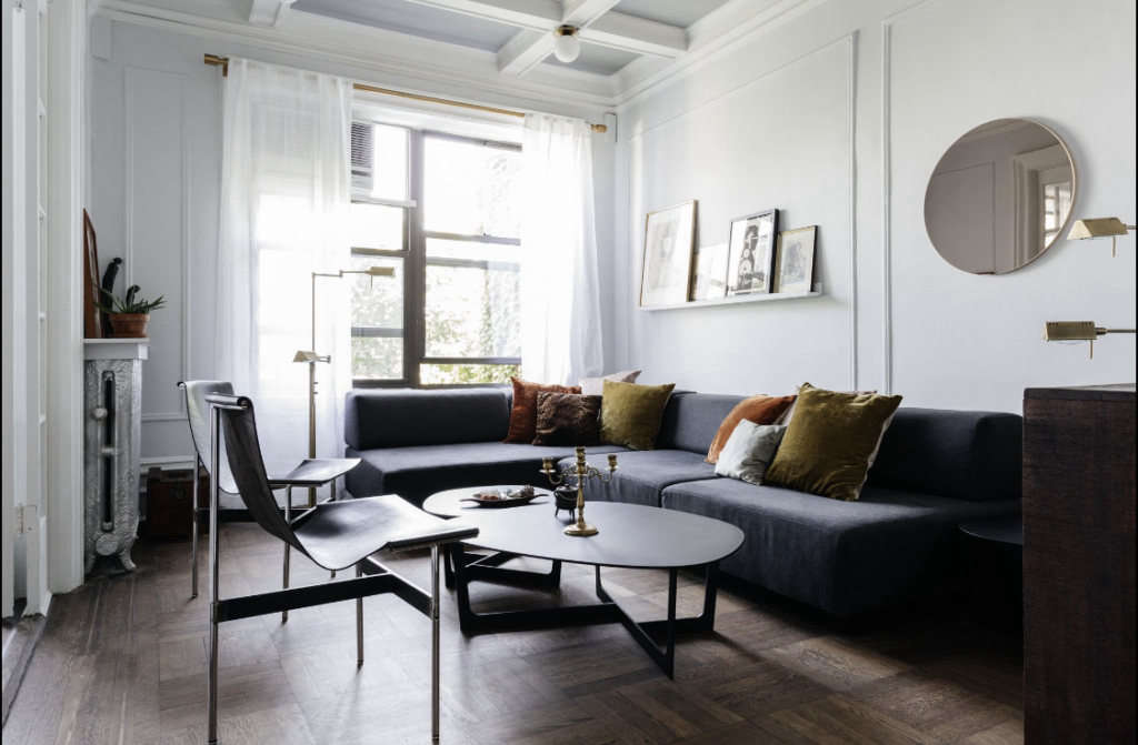 Modern Meets Organic in the Brooklyn Apartment of Delia Kenza's 'Bad Ass' Client - Remodelista