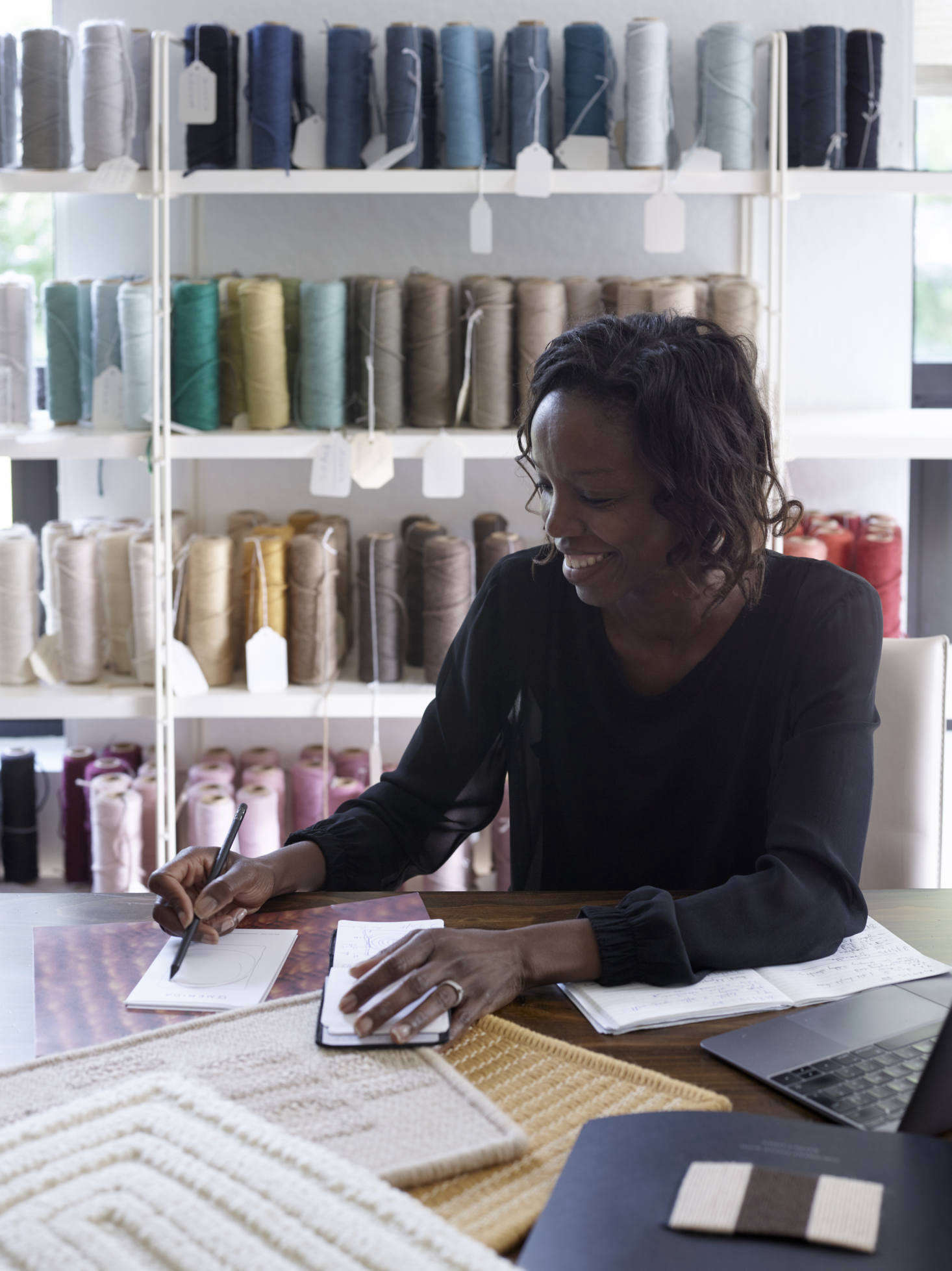 A Rug World Rockstar: Sylvie Johnson's Natural Fiber Rug Designs for ...