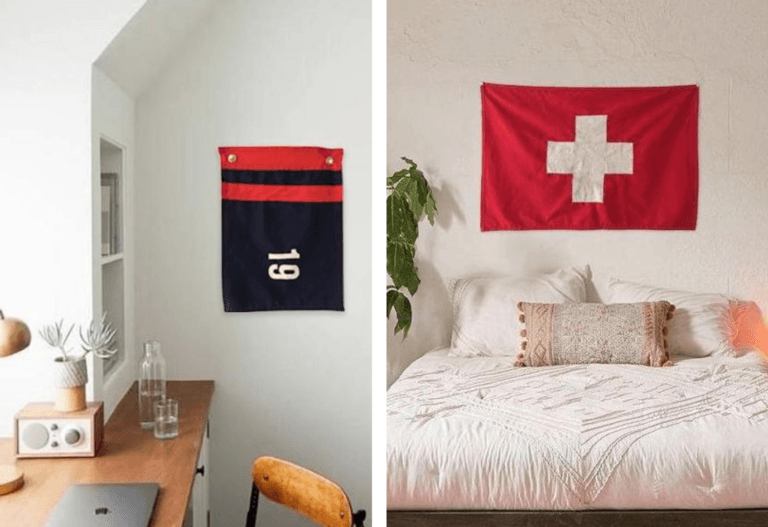 Trend Alert: Handmade Graphic Flags as Decor - Remodelista