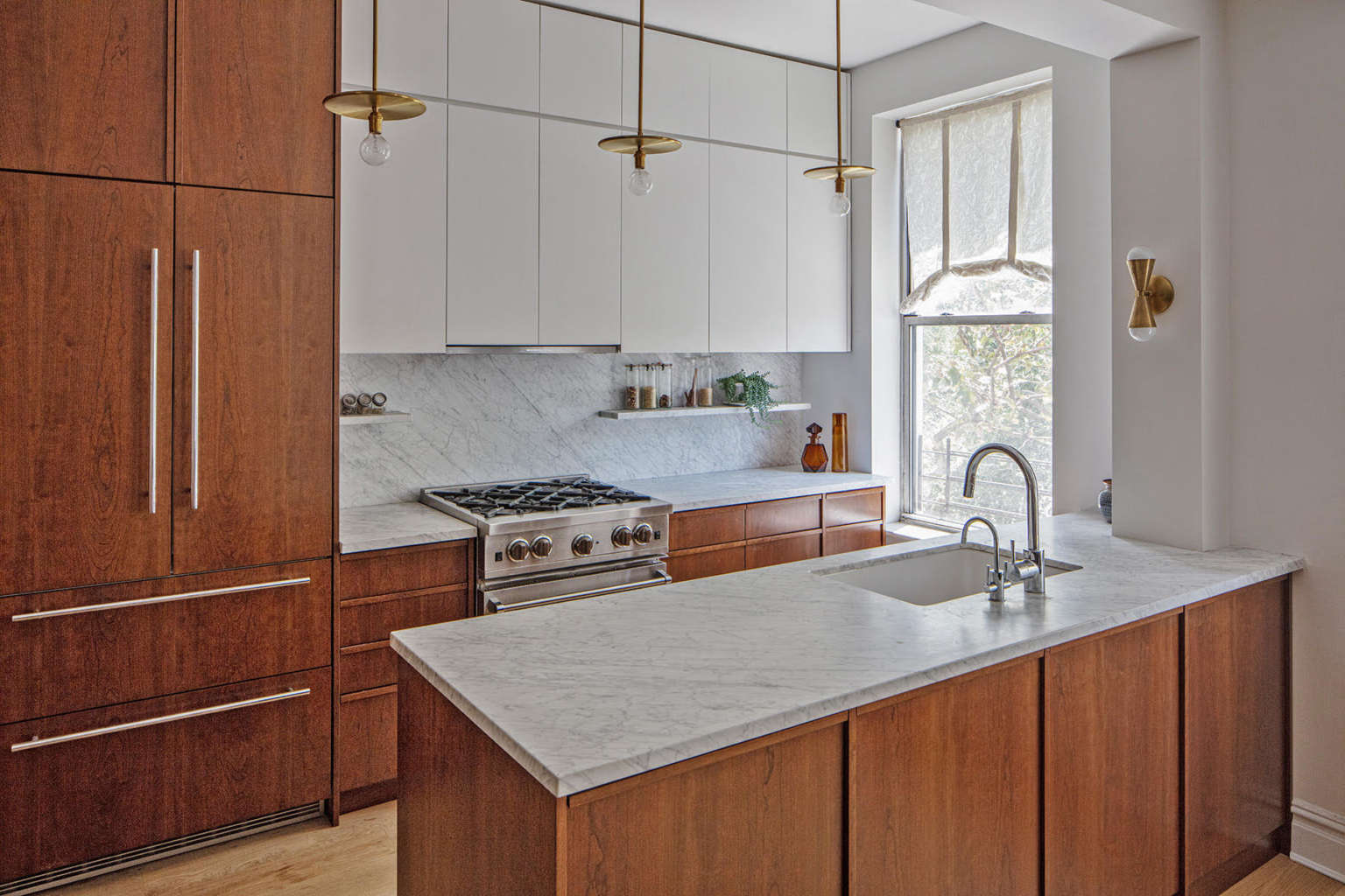 A Modern Minimalist Galley Kitchen Design By An Annabelle Selldorf Protege