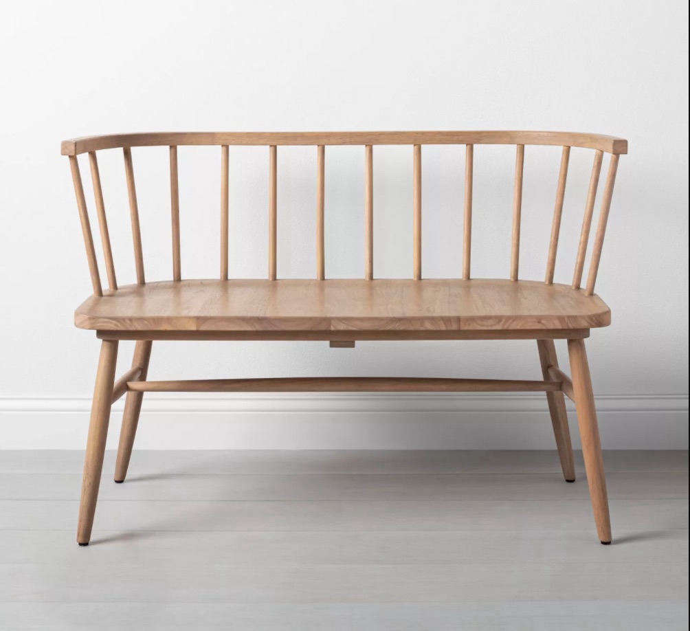 High/Low: The Two-Seater Windsor-Style Bench - Remodelista