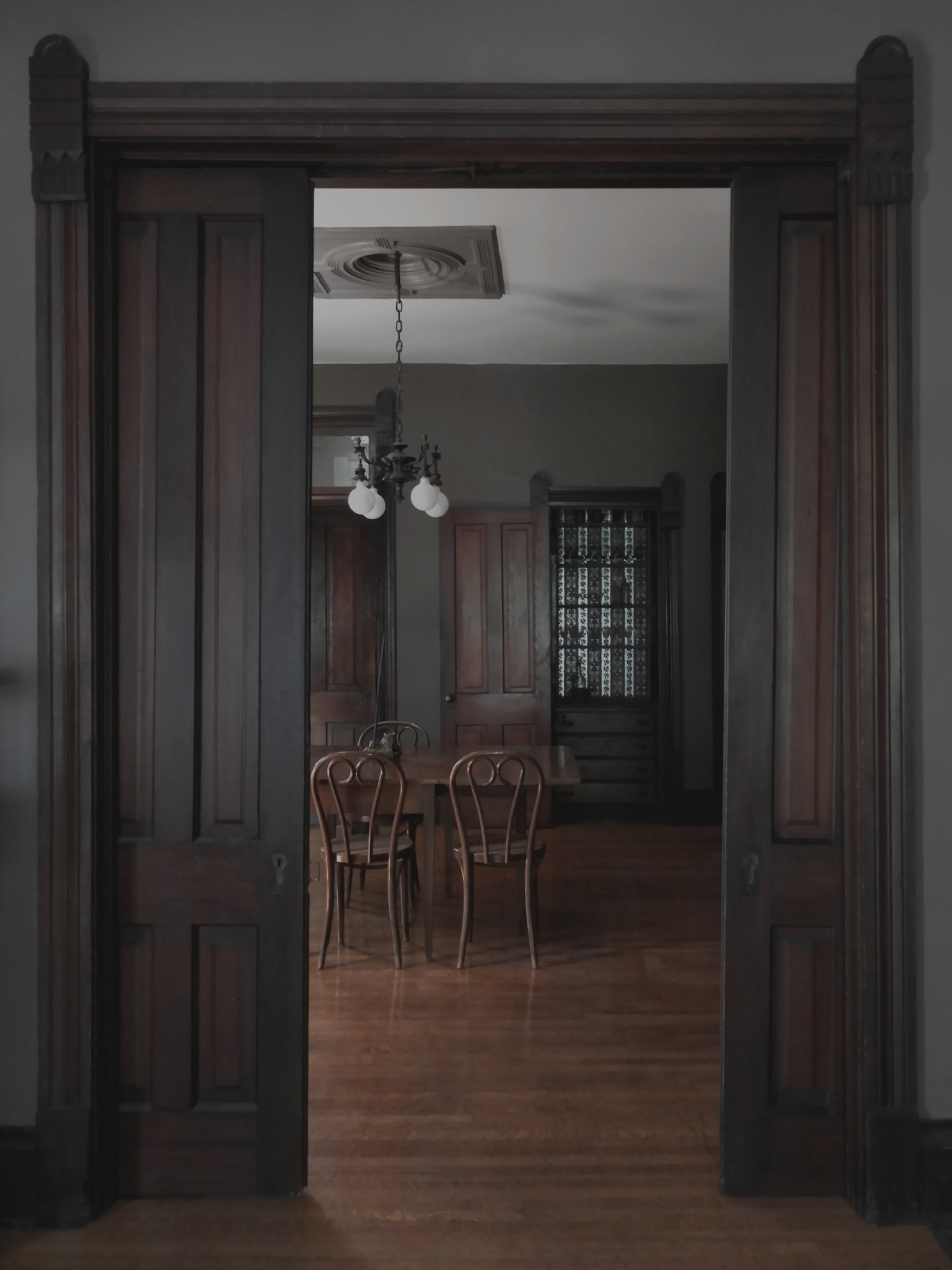 Steal This Look: A Darkly-Designed Dining Room with Antique Charm ...