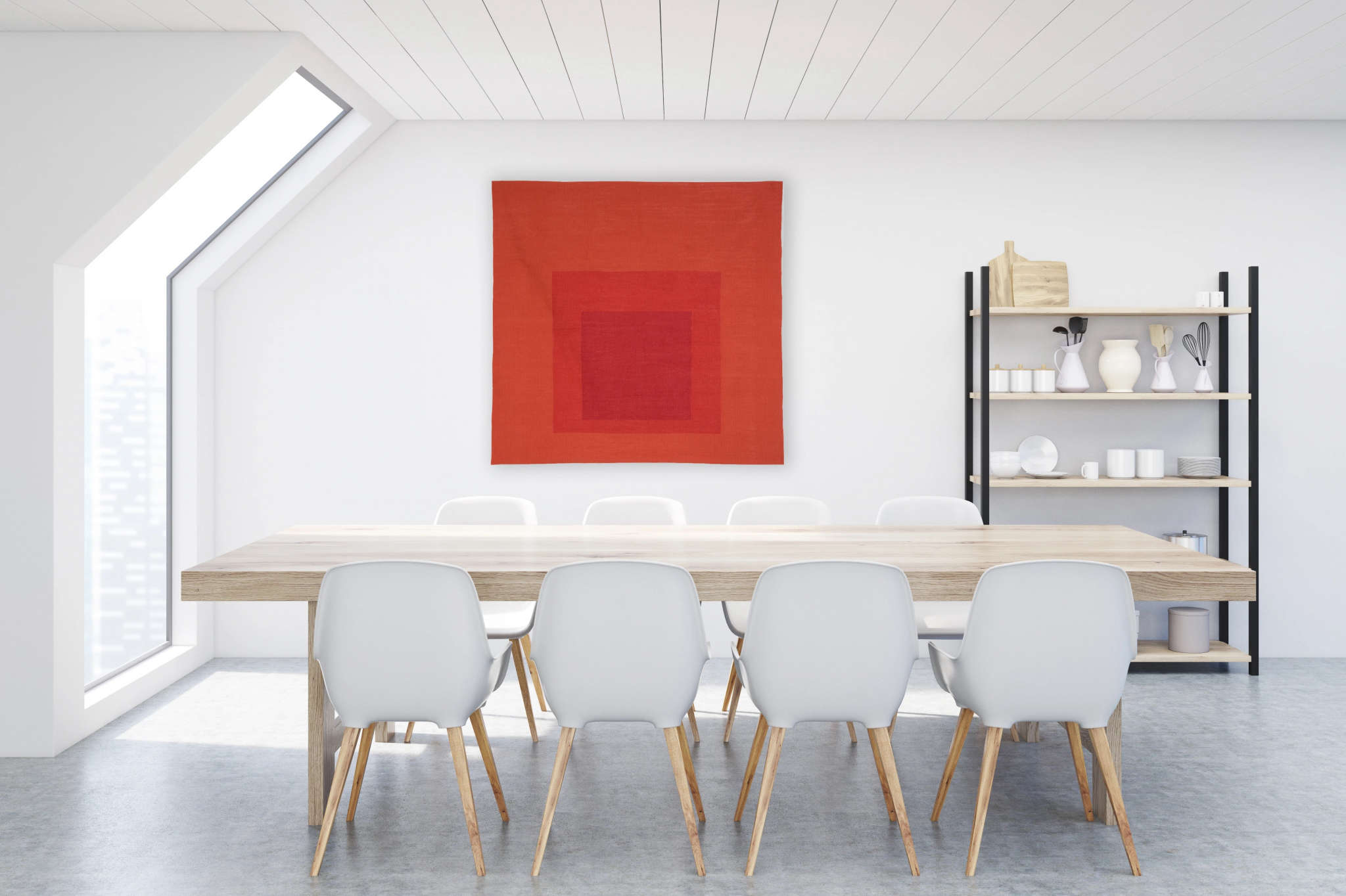 Colorblock Alert: Josef Albers-Syle Squares All Over the House