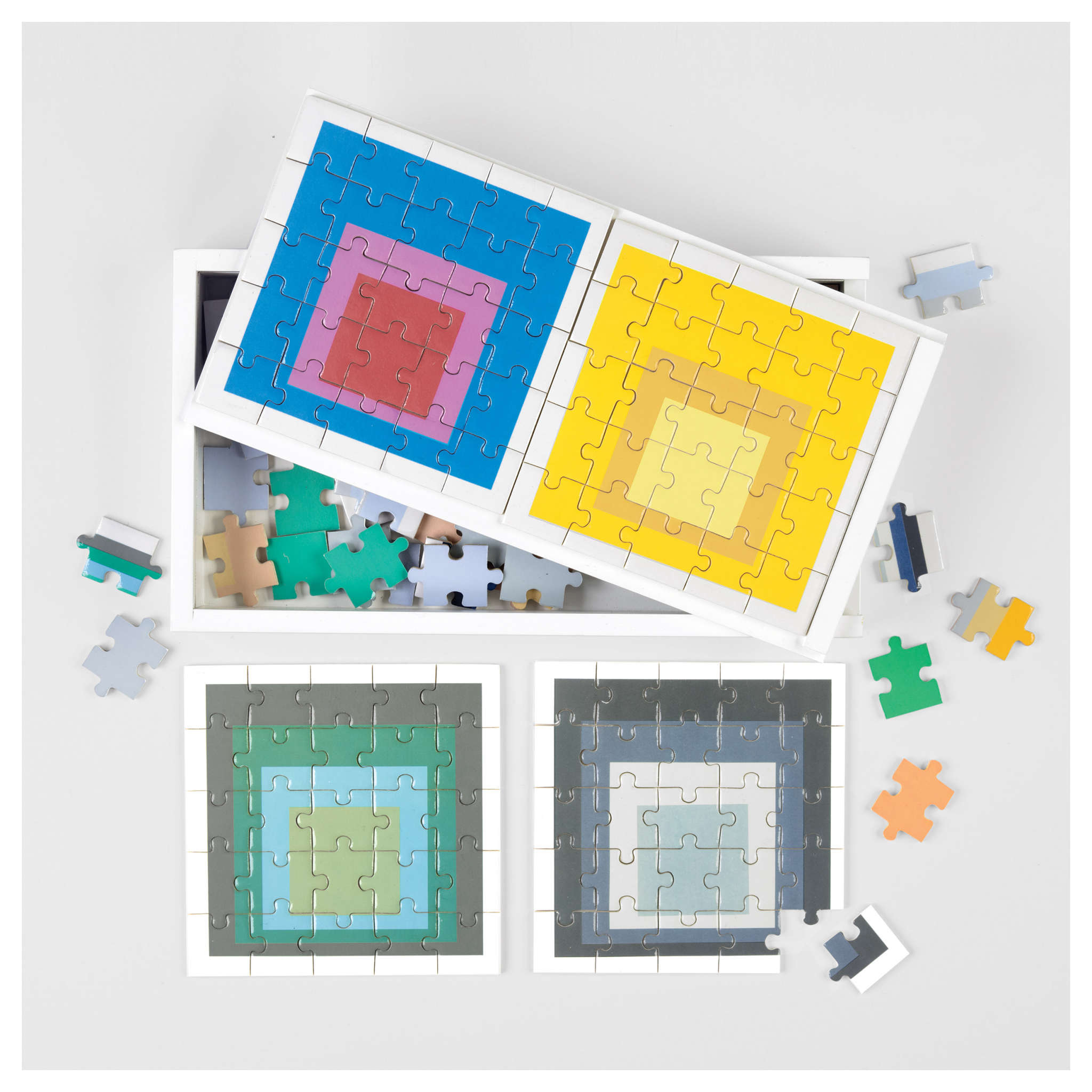 Colorblock Alert: Josef Albers-Syle Squares All Over the House