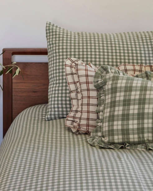 Object of Desire: Heather Taylor Home Gingham Bedding - Remodelista