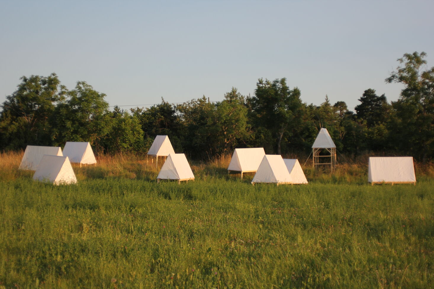 Modern, Minimal Tents, Cabins, and More by Designers on Holiday