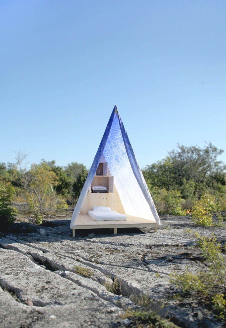 Modern, Minimal Tents, Cabins, and More by Designers on Holiday