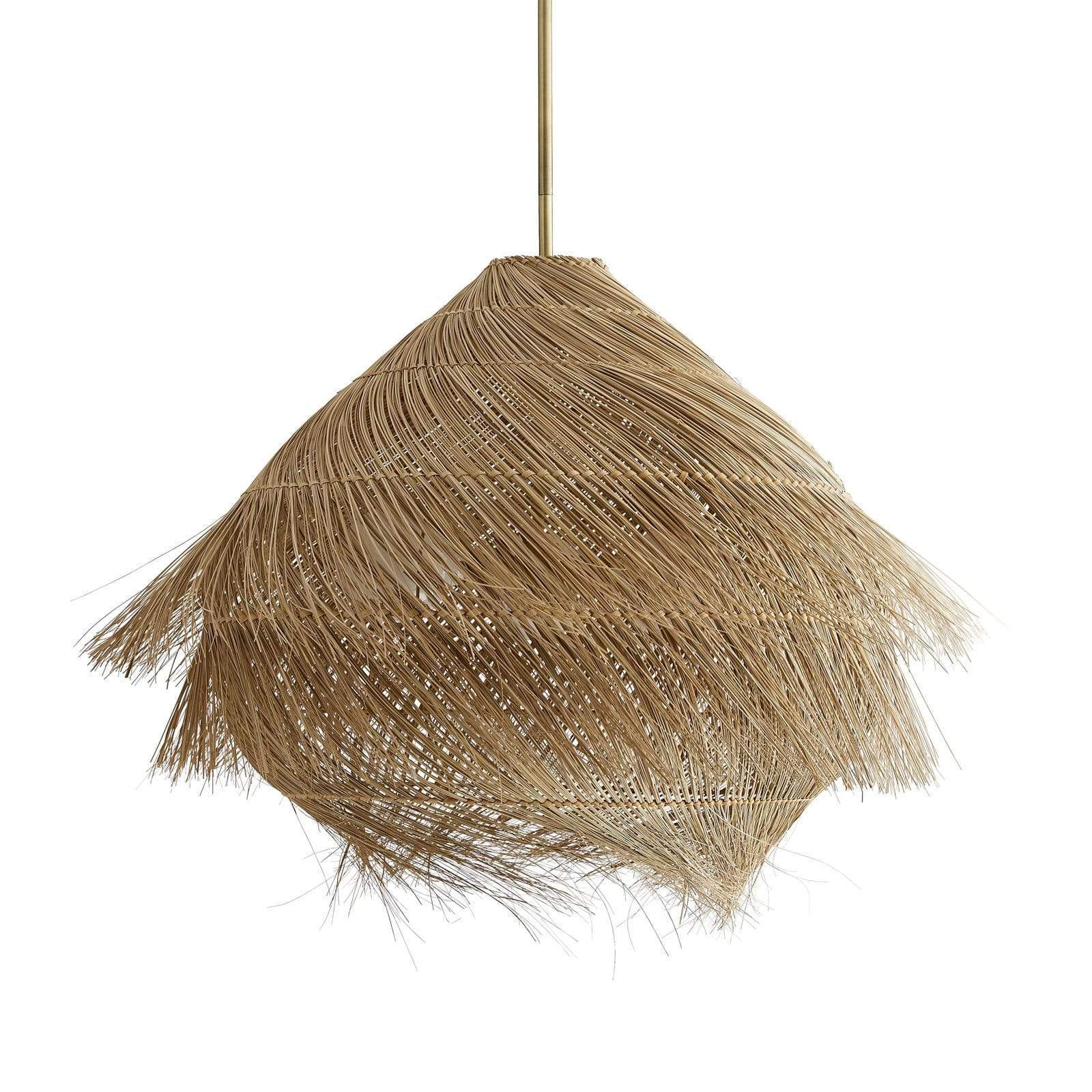 High/Low: Oversized Natural Fiber Pendant Light - Remodelista