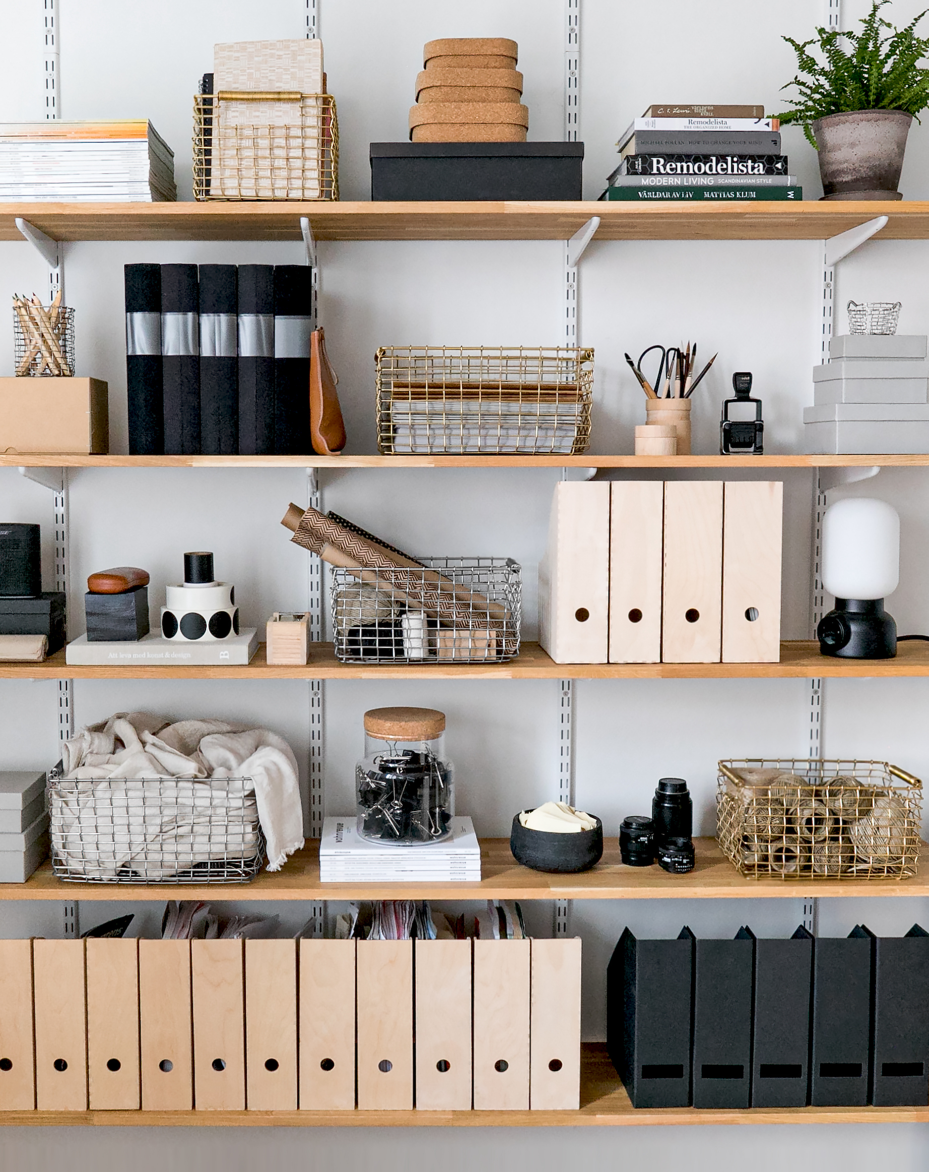 The Ultimate Wire Storage Baskets, Now Box Shaped, from Korbo of Sweden