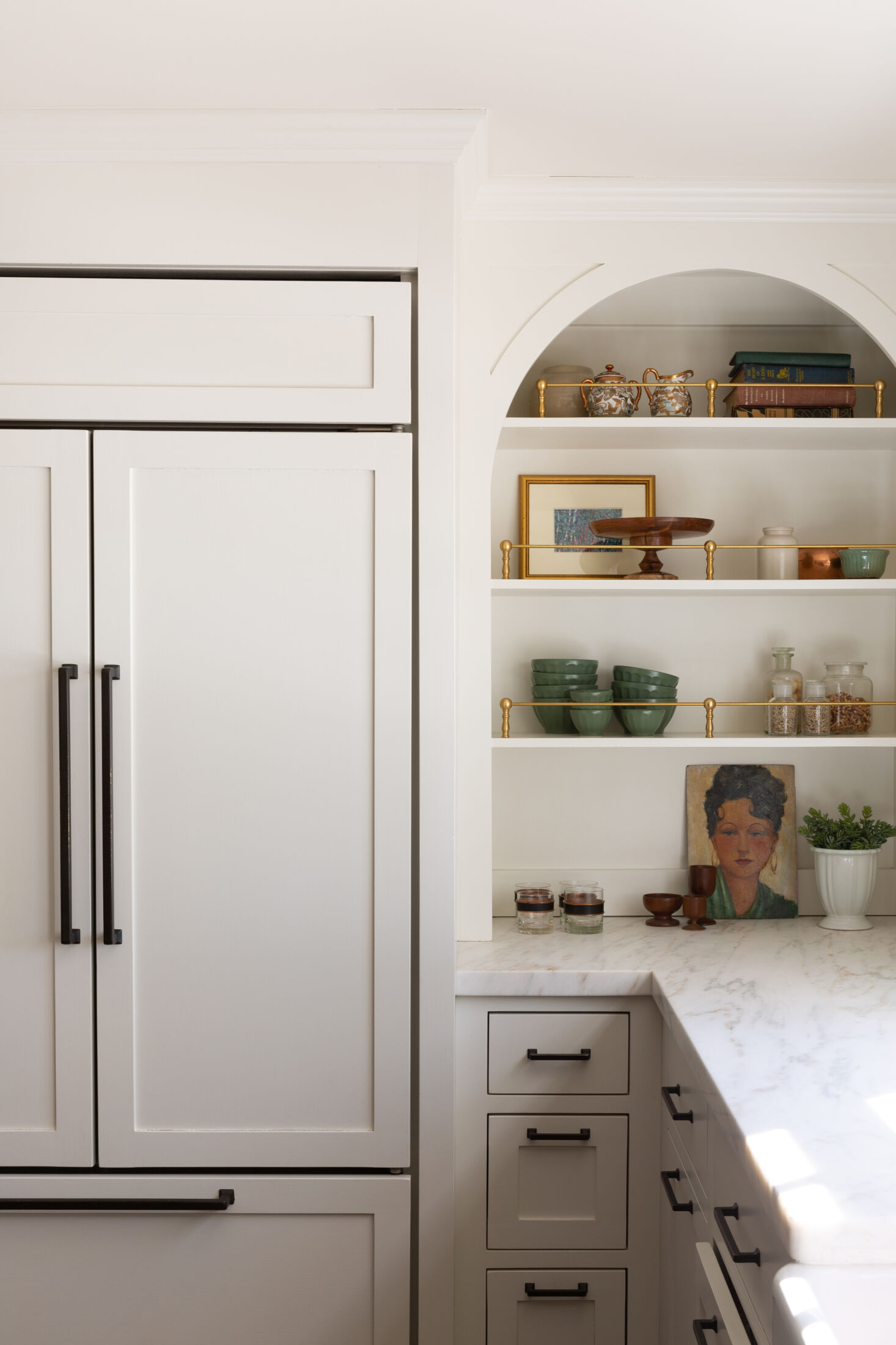 The Old-Style New Traditional Kitchen, Vintage Pantry Included