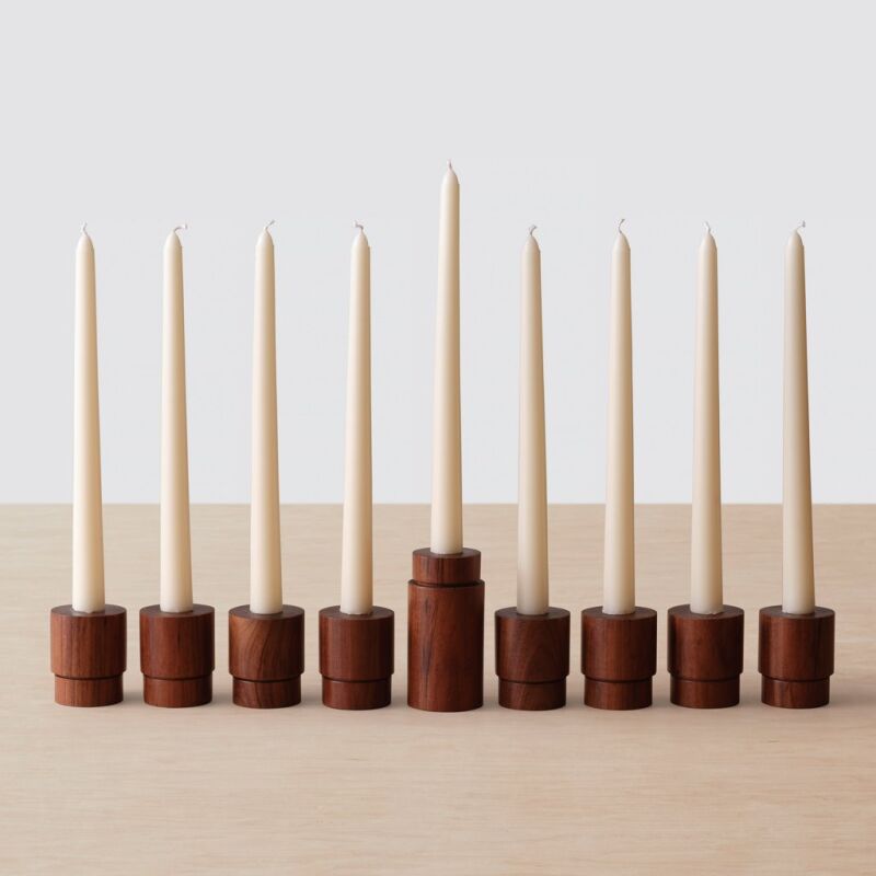 8 Modern Handmade Menorahs
