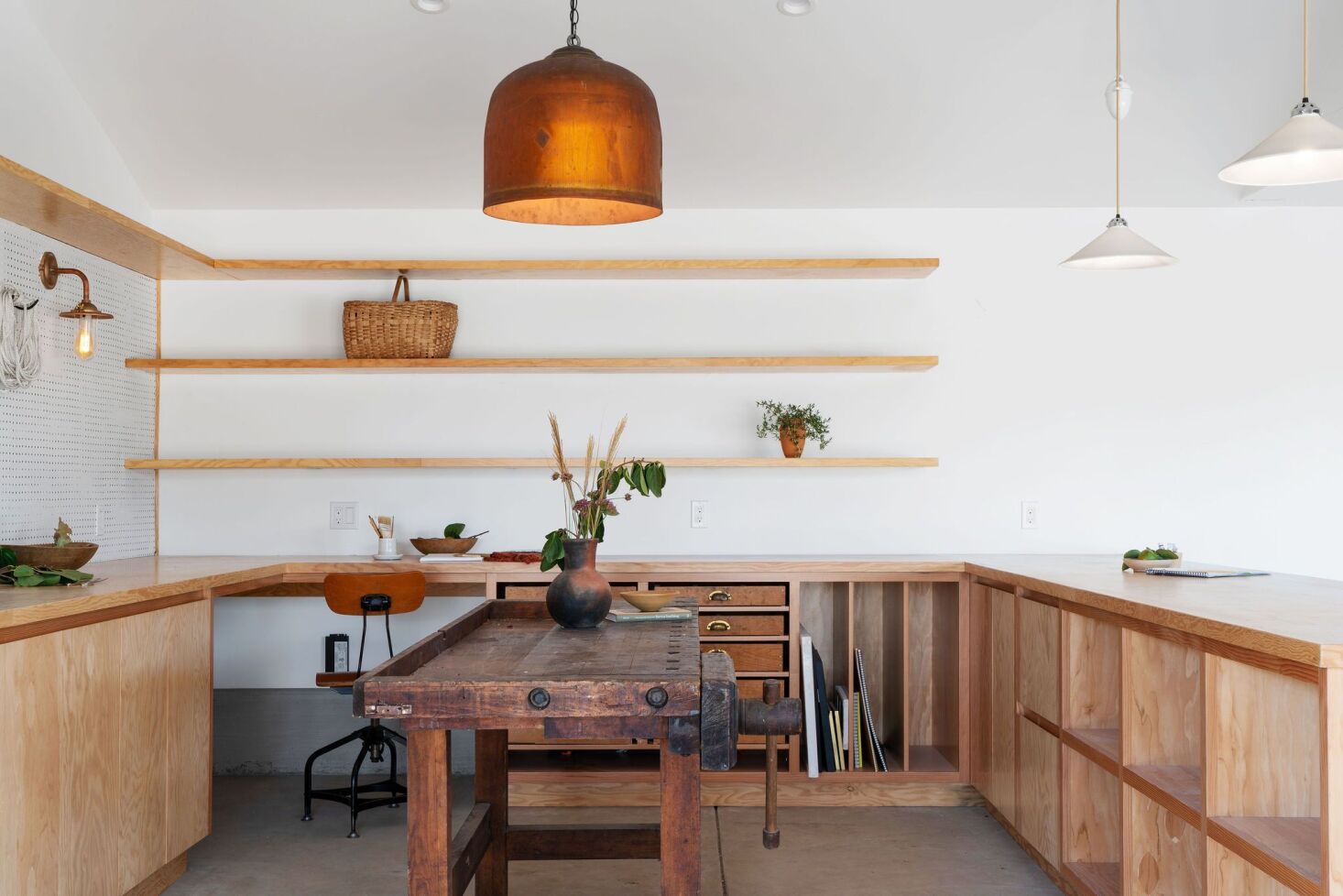 California Creative: A Ranch House Garage Turned Art Studio - Remodelista