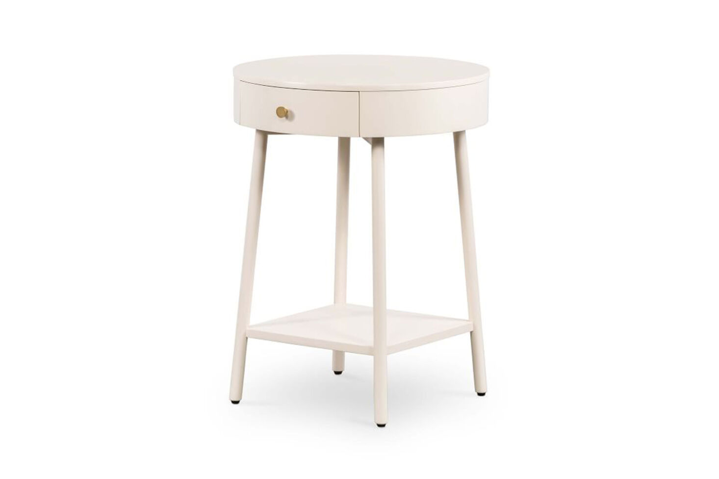 10 Easy Pieces: Round Bedside Tables with Storage - Remodelista