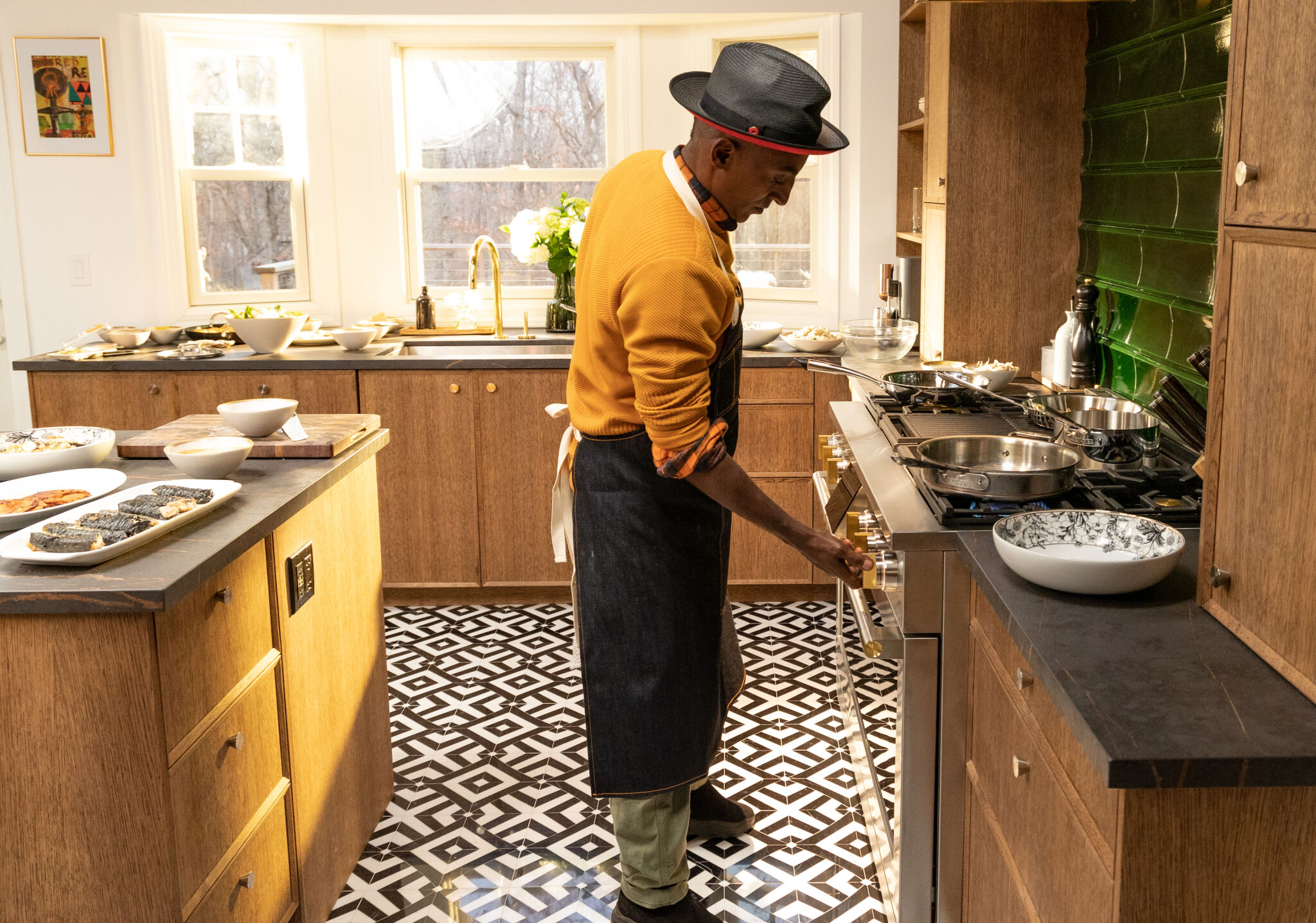 Chef Marcus Samuelsson's New Dream Kitchen at Home in Sag Harbor