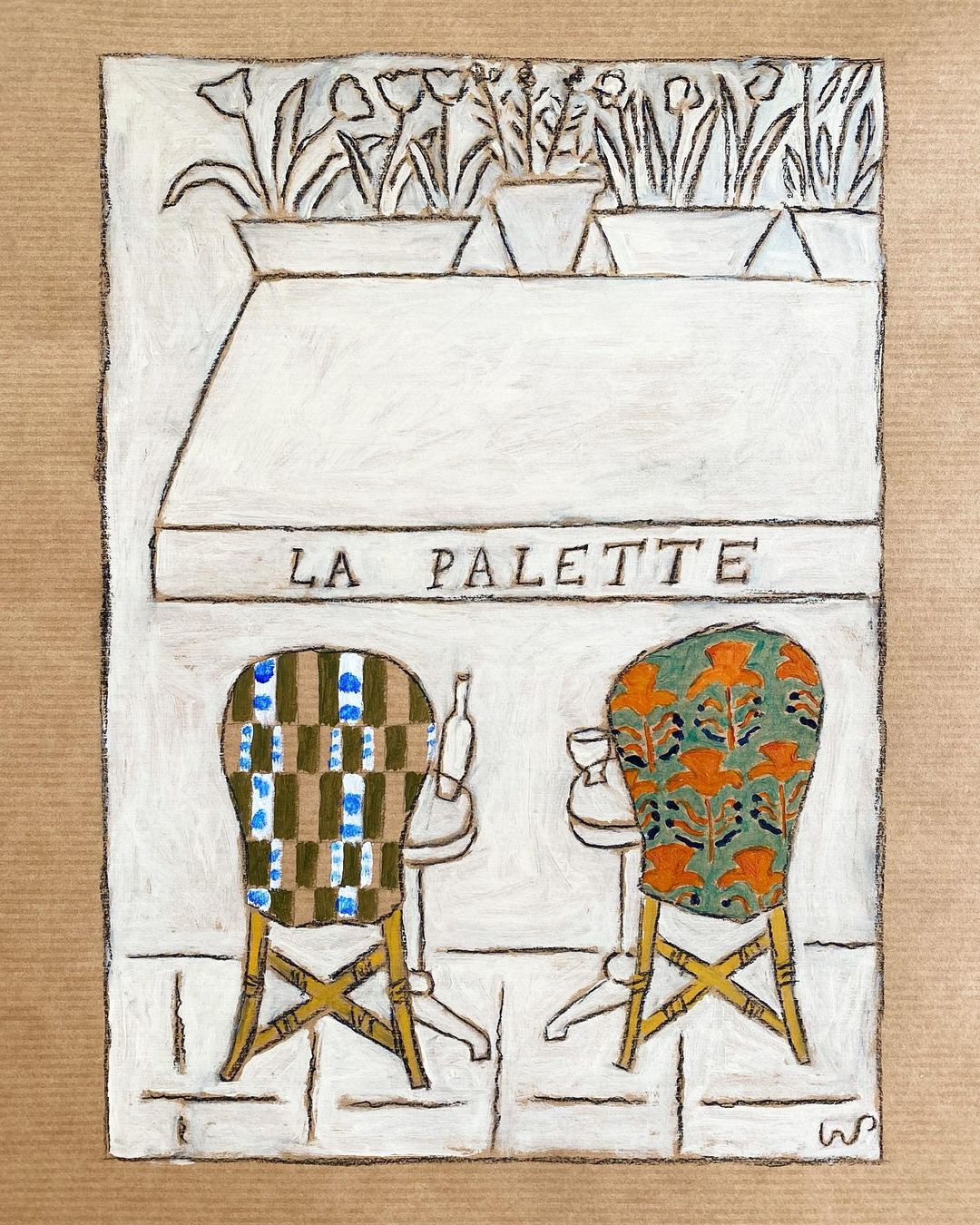 Paris-inspired linen fabric and wallpaper by Wayne Pate from Studio ...