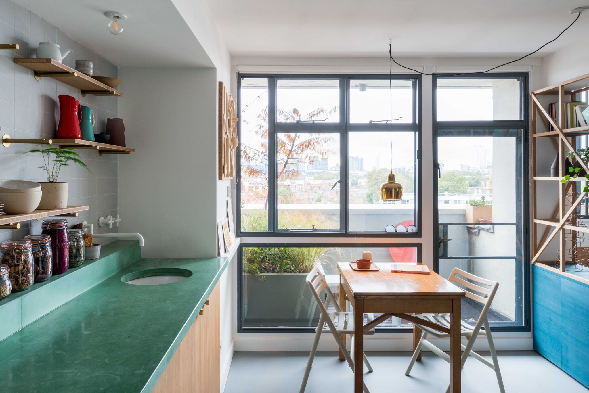 Steal This Look: A Compact Multi-Color Kitchen in London - Remodelista