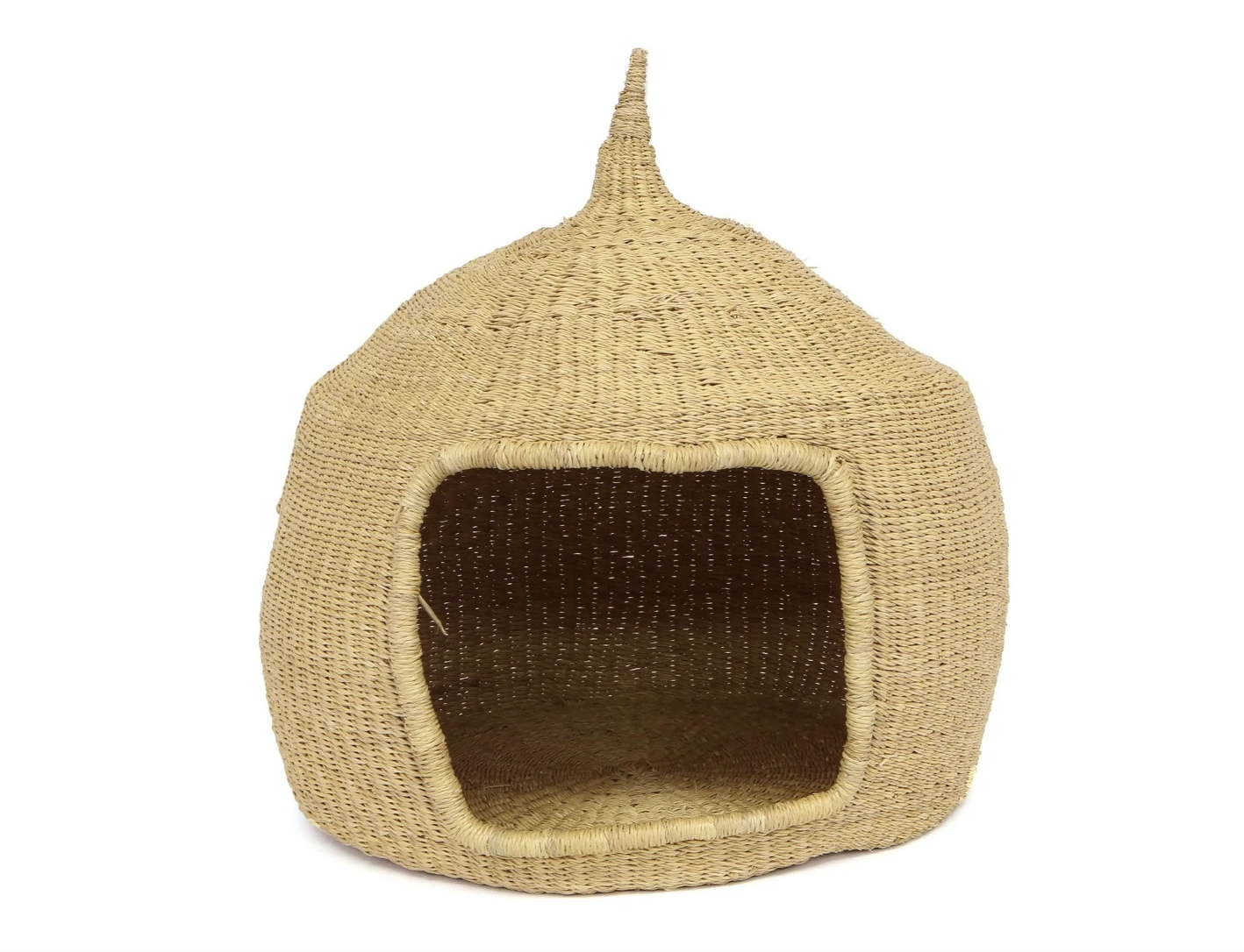 Woven Pet Huts for Cats and Dogs Made in Ghana, West Africa