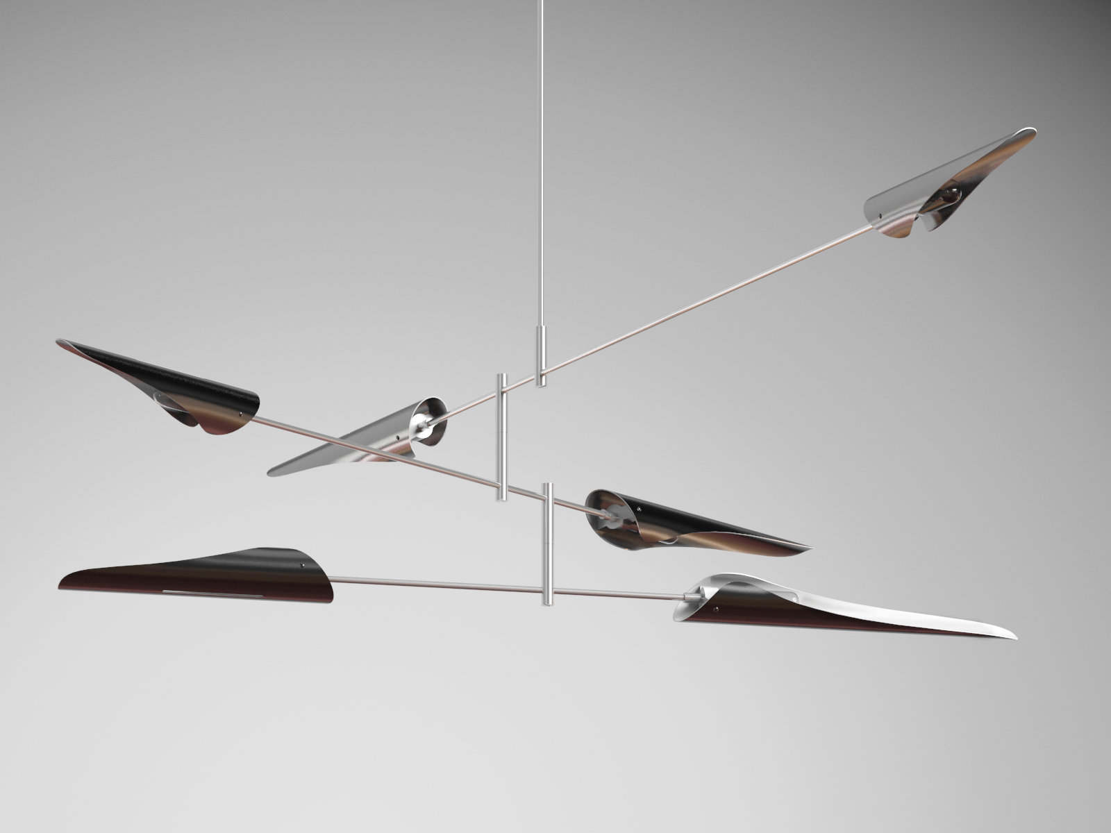 High/Low: Modernist Sculptural Ceiling Light - Remodelista