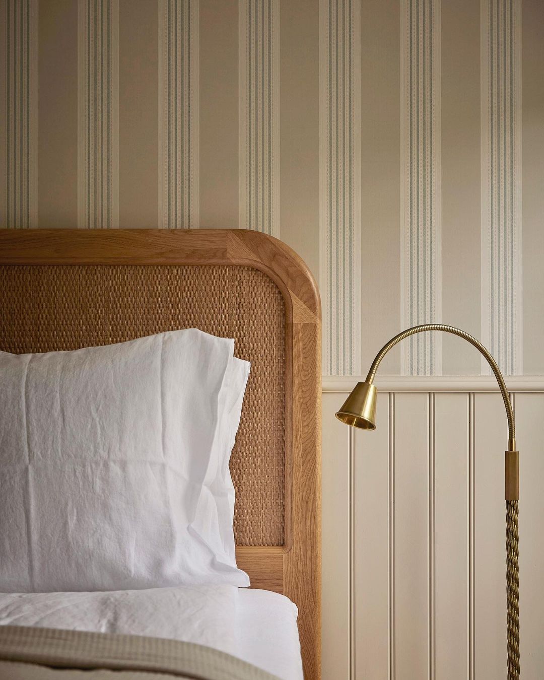 High/Low: Summery Scandi-Style Rattan Bed - Remodelista