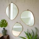 Trend Alert: Puddle-Shaped Irregular Mirrors as Decor