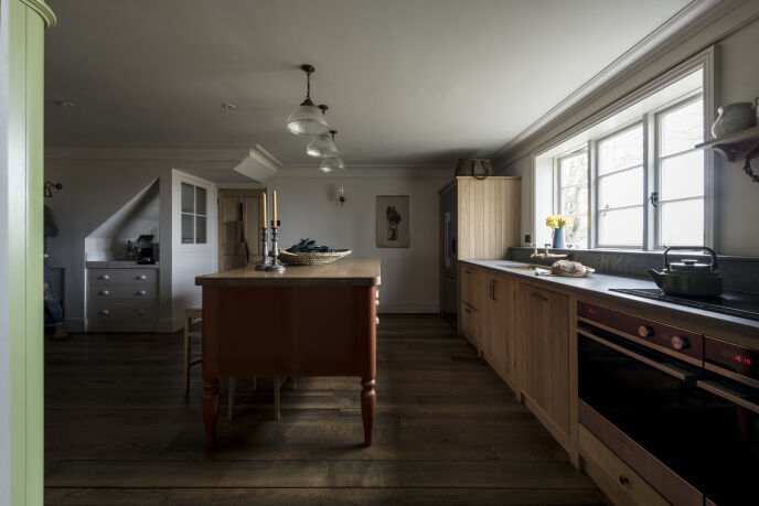 A Classic English-Style Kitchen Custom Designed for a Vegan Family