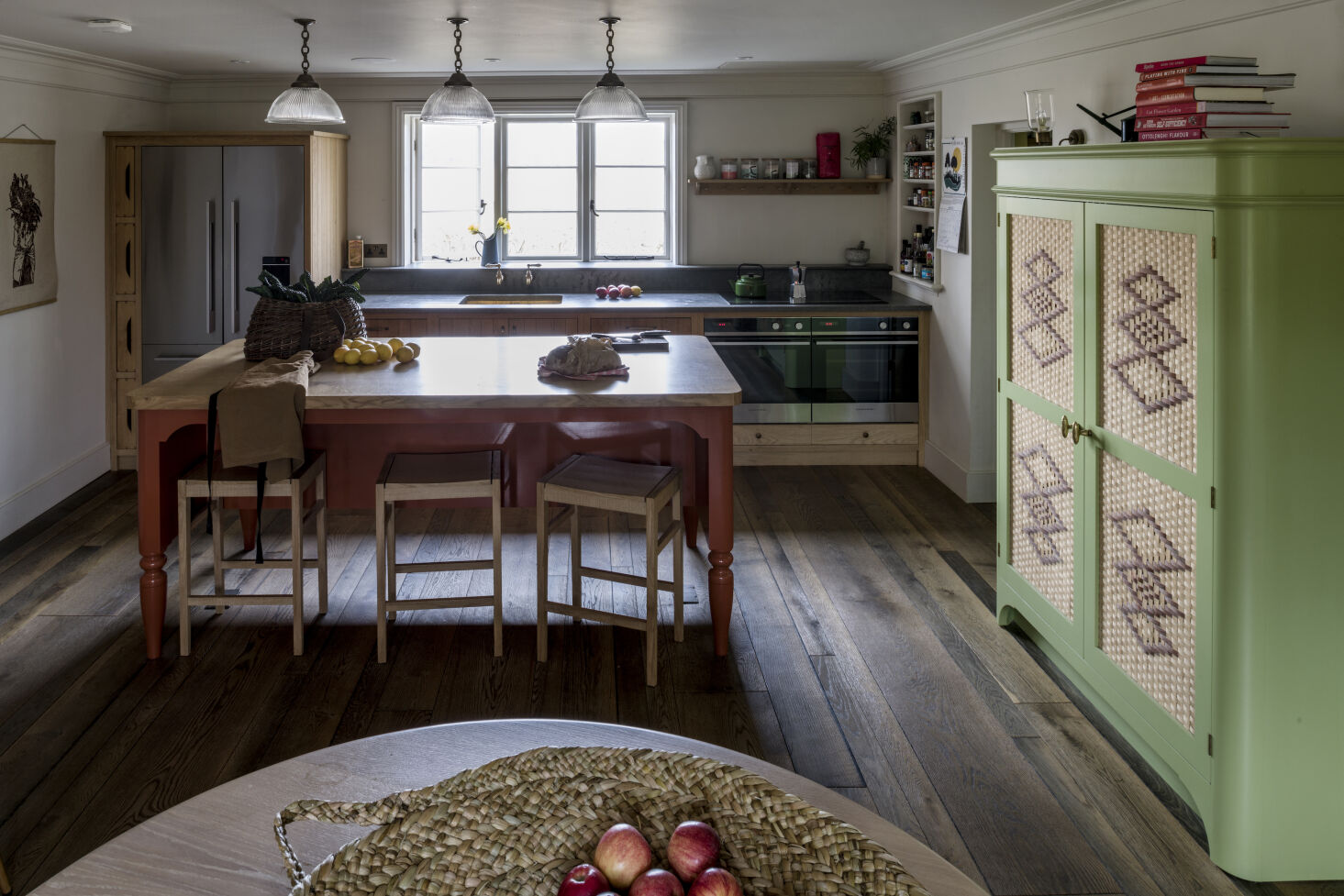 A Classic English-Style Kitchen Custom Designed for a Vegan Family