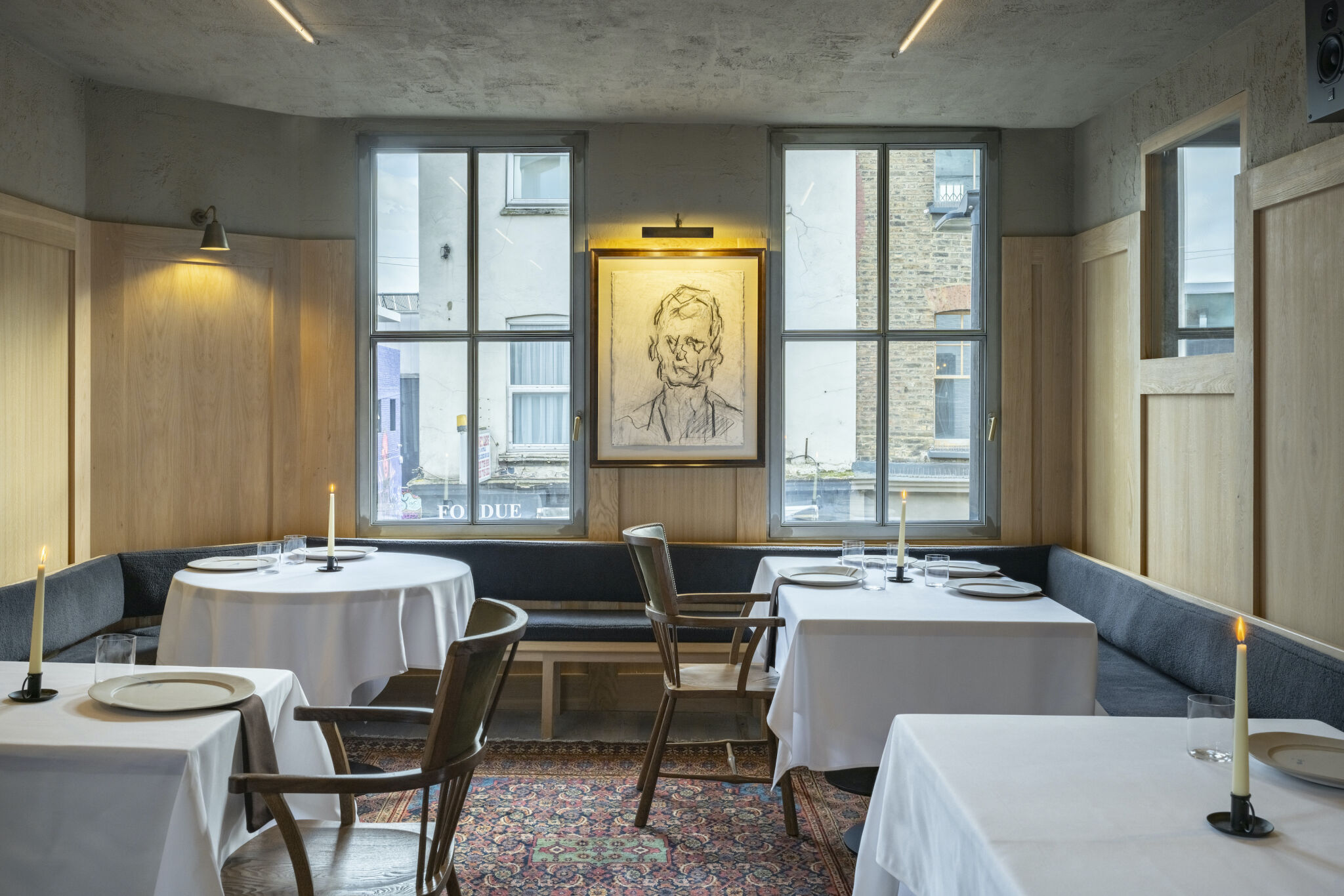 Cycene, the High Style New Restaurant at London's hip Blue Mountain School