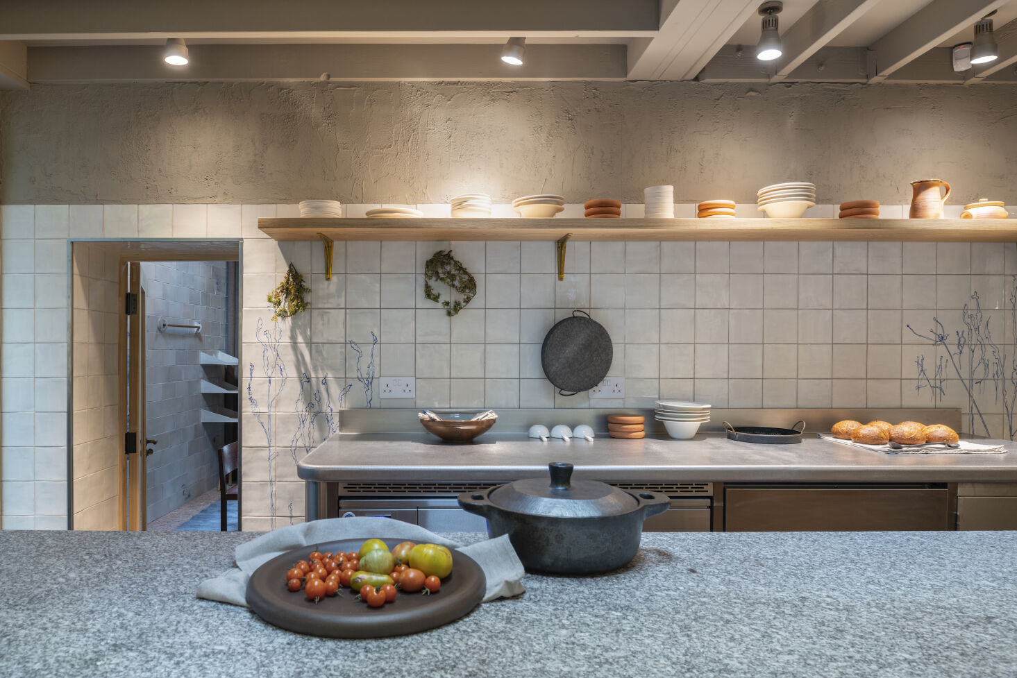 Cycene, the High Style New Restaurant at London's hip Blue Mountain School