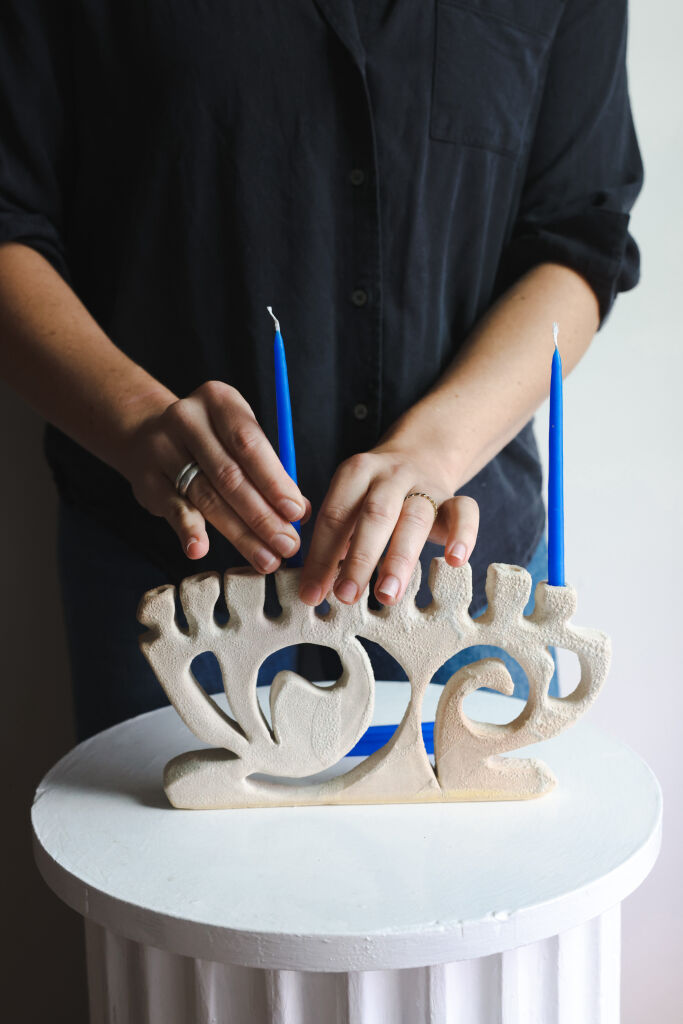 5 Stylish Modern Menorahs Handmade by Ceramic Artists