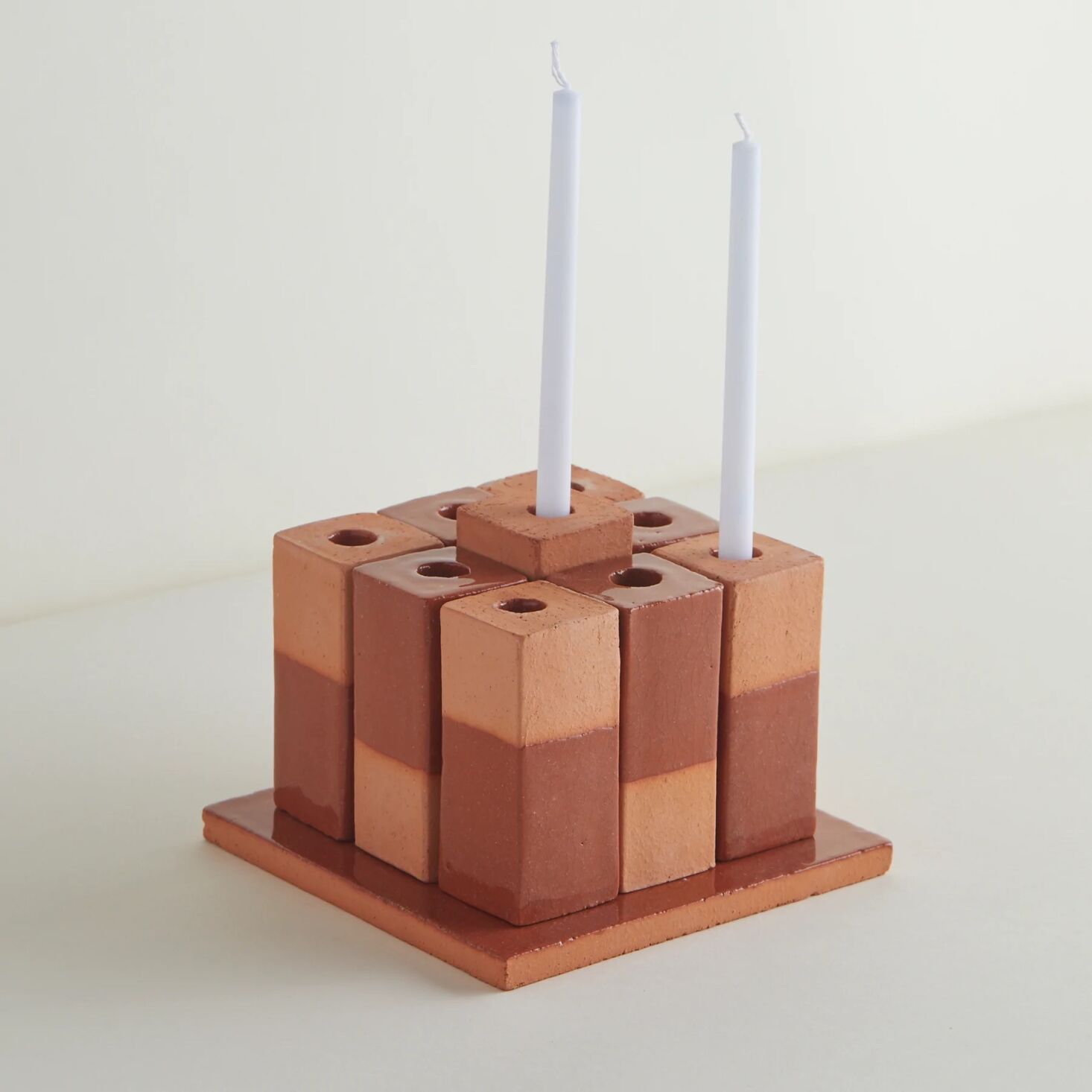 5 Stylish Modern Menorahs Handmade by Ceramic Artists