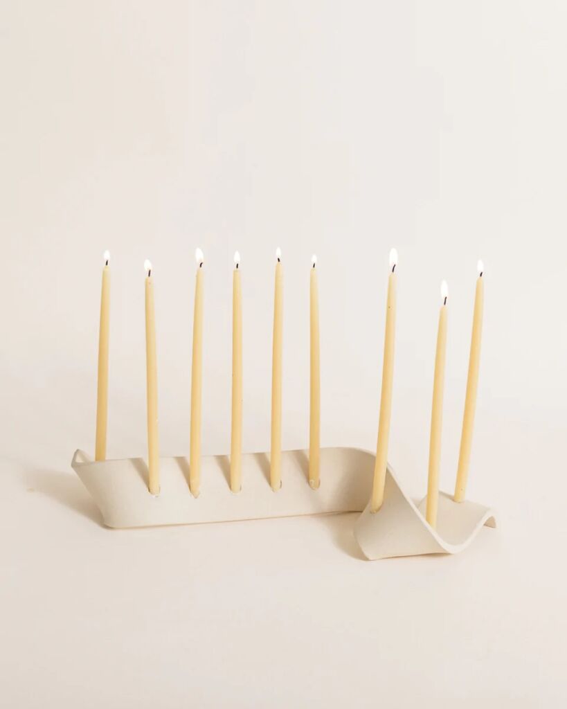 5 Stylish Modern Menorahs Handmade by Ceramic Artists