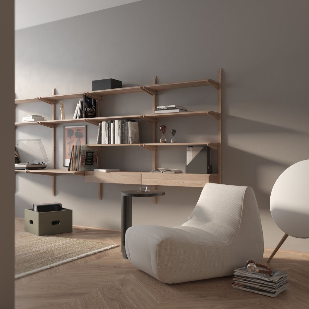 Noki: A Shelving System Inspired by Japanese Architecture - Remodelista