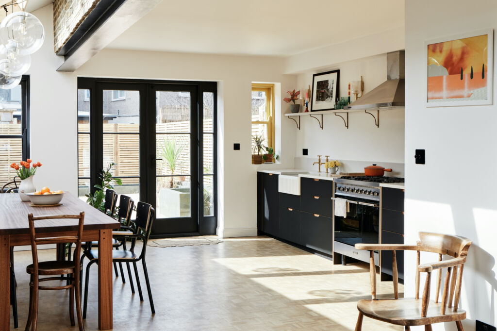 Standout Ikea Hack Kitchen by Hølte of London, Tiled Pantry Included