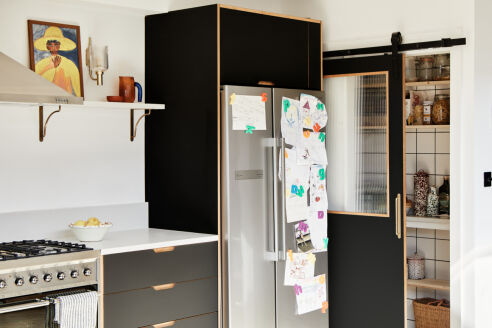 Standout Ikea Hack Kitchen by Hølte of London, Tiled Pantry Included
