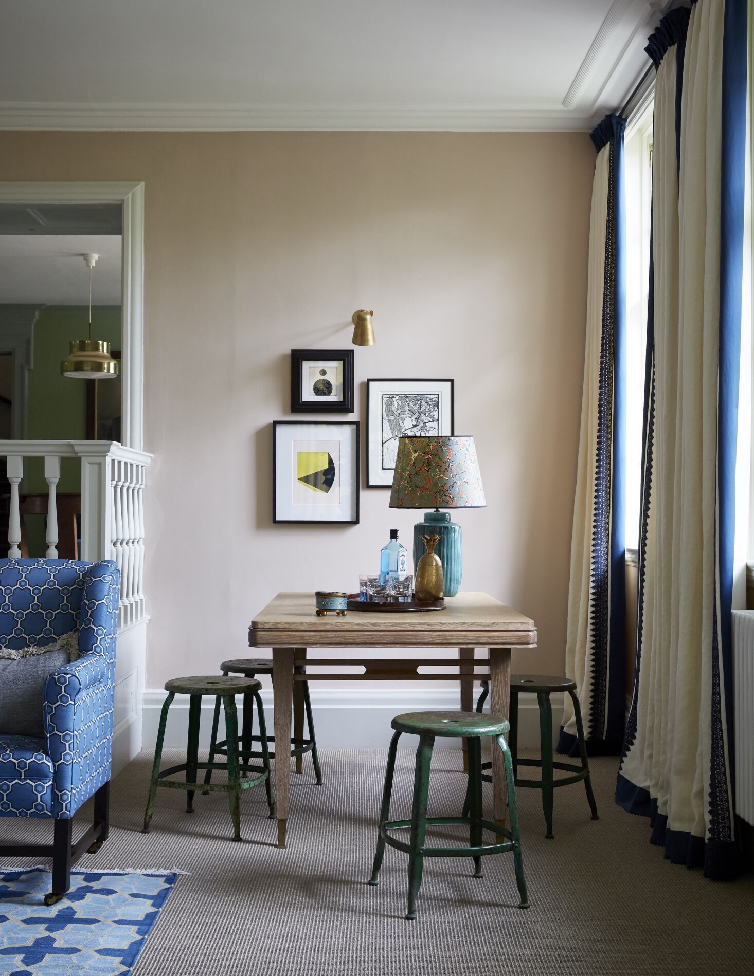 A Colorful English Country House Update