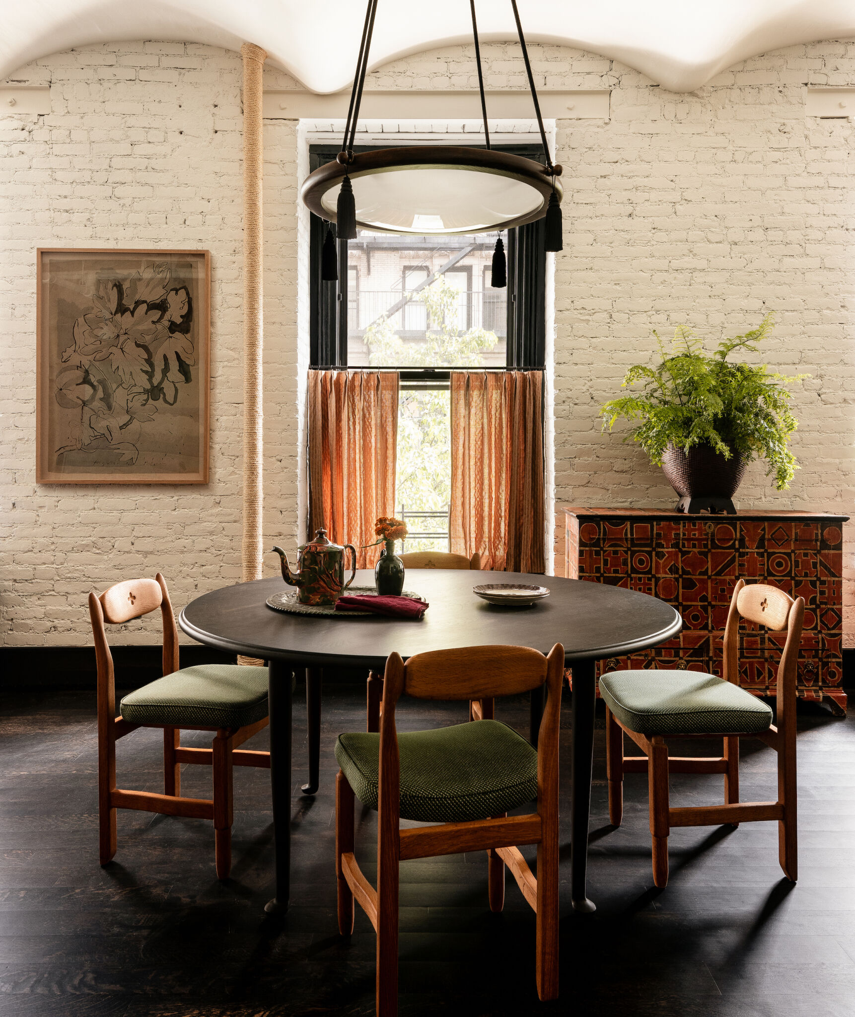 Glam Alert: A High-Style LA Meets NYC Living Loft by Nickey Kehoe