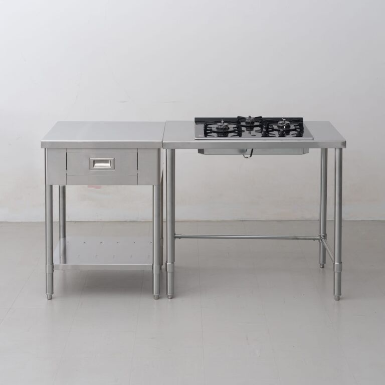Stainless-Steel Compact Kitchen Components from Toolbox in Tokyo