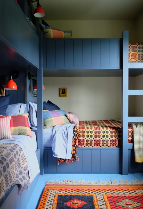 Steal This Look: A Bunk Room in Full Color (and Pattern) - Remodelista