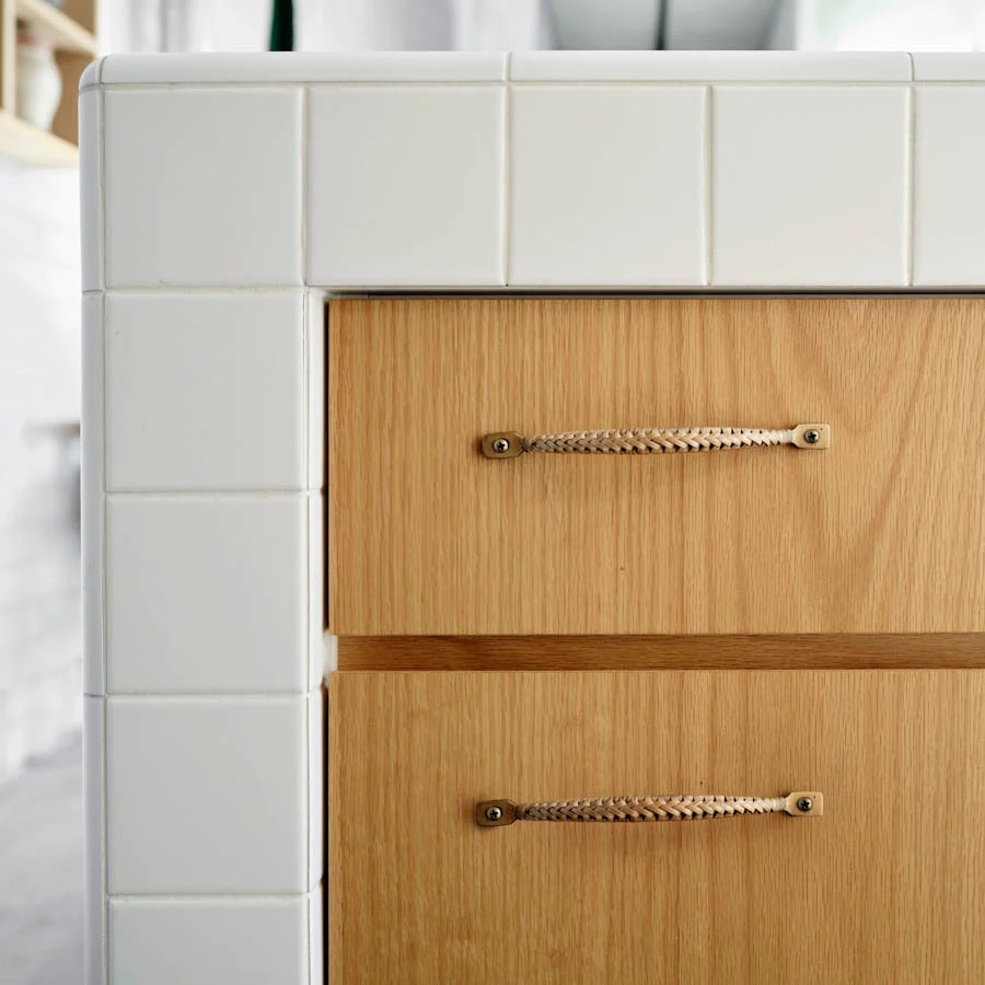 The Brass Tacks: Cane-Wrapped Hardware from Sibella Court - Remodelista