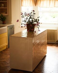 Trend Alert: Tiled Kitchen Islands - Remodelista