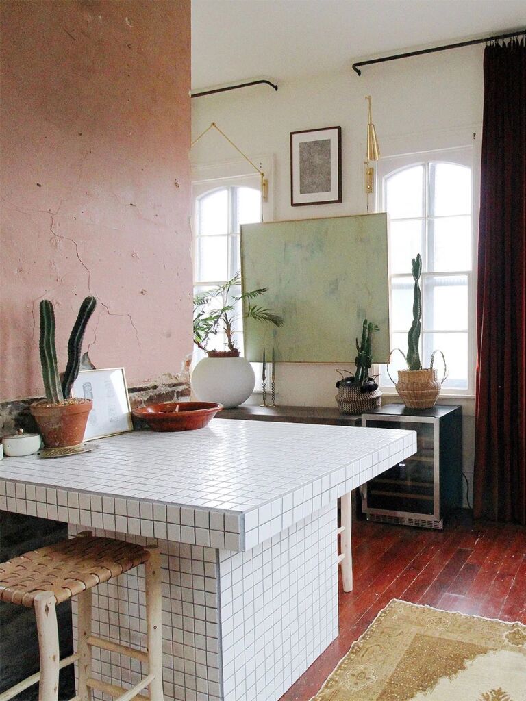 Trend Alert: Tiled Kitchen Islands - Remodelista