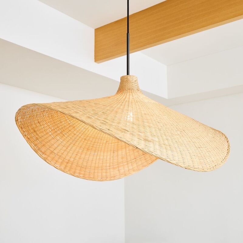 Trend Alert: 8 Wavy Wicker Hanging Lights