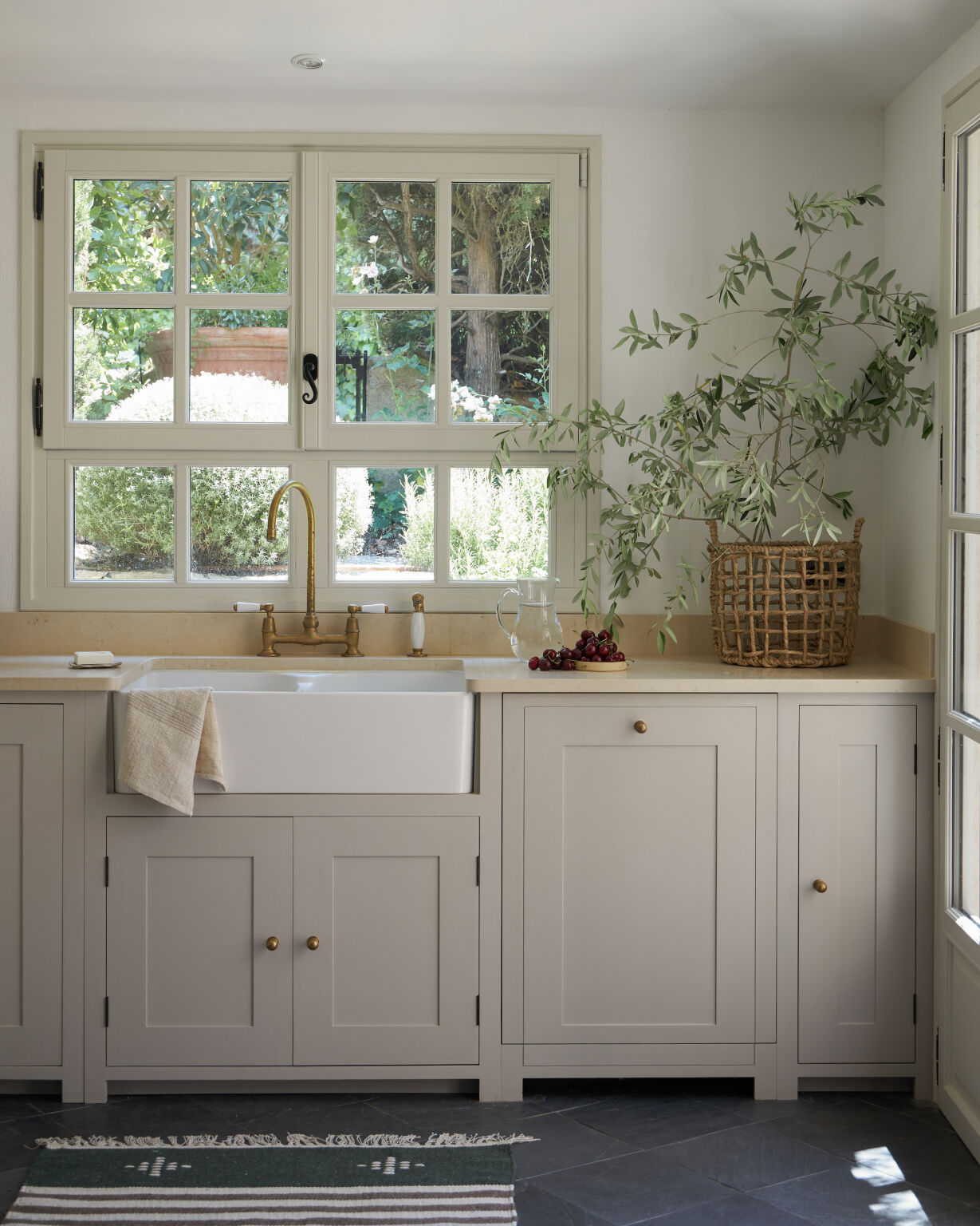 Tranquil Country Kitchen on the French Riviera Restored Jacques Couelle ...