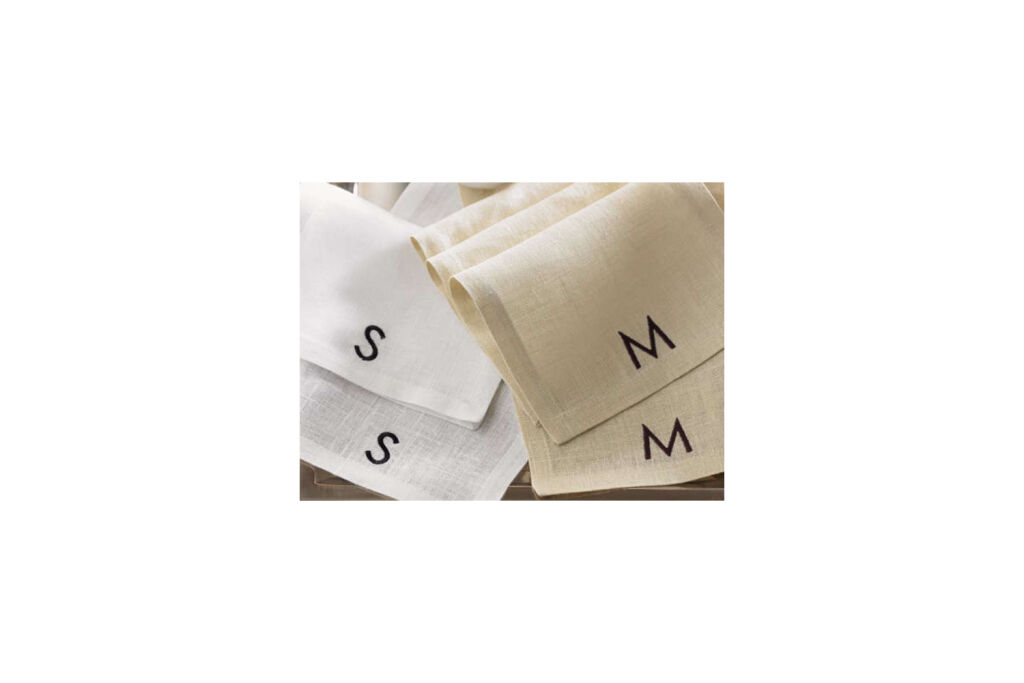 Modern Monogram Embroidered and Printed Monogramming: 10 Easy Pieces