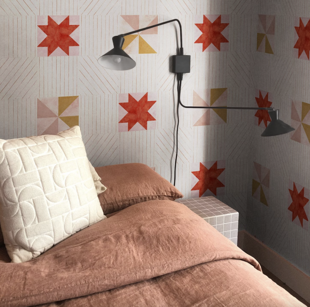 Summer Backdrop: Wall Coverings from Hand-Painted (and -Drawn and ...