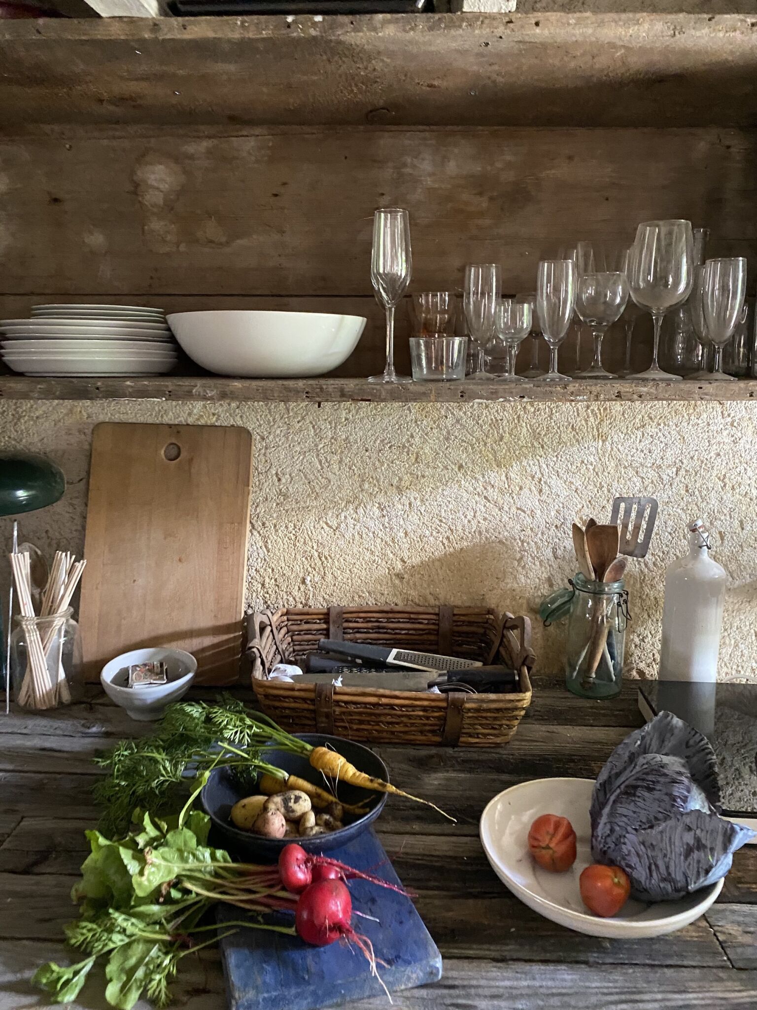 Artist Heather Chontos's Stone Barn Studio in the Southwest of France