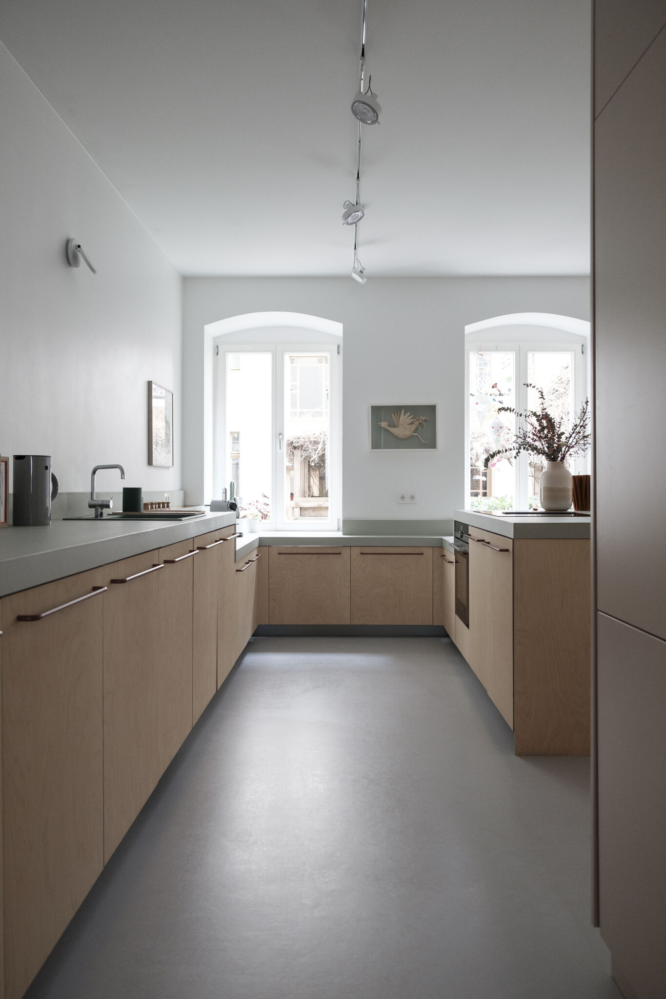 A Bright Berlin Kitchen with a Subdued Palette by Studio Oink: Kitchen ...