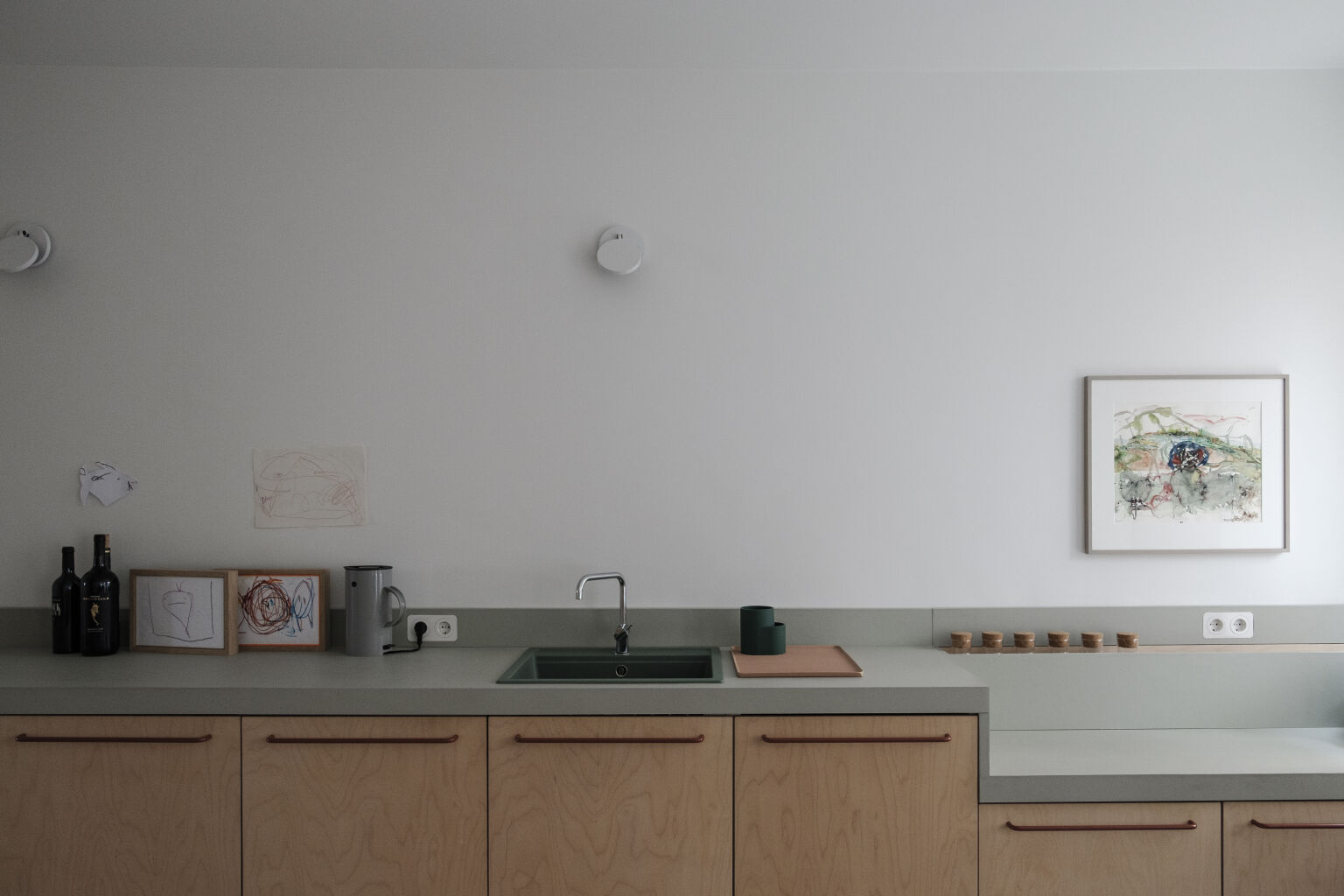 A Bright Berlin Kitchen with a Subdued Palette by Studio Oink: Kitchen ...