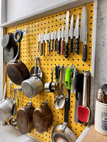 DIY Kitchen Pegboard for Storing Cooking Essentials