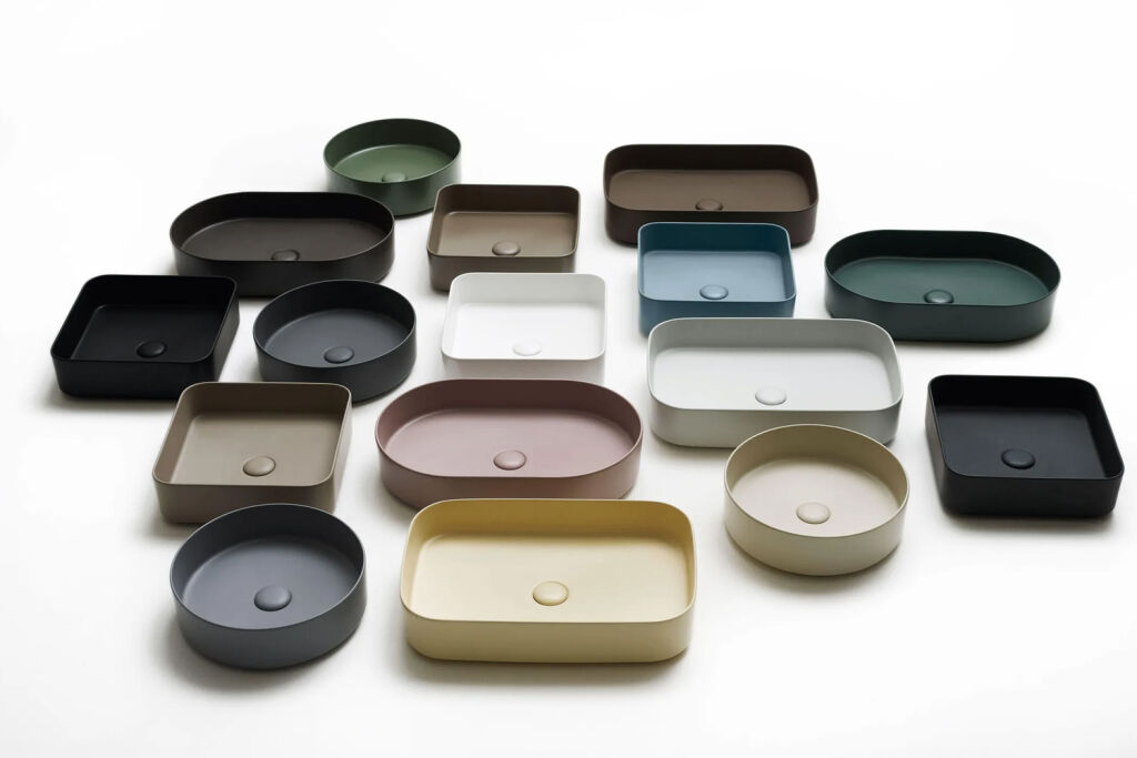 Colorful Bathroom Sinks Wash Basins Colored Concrete: 10 Easy Pieces